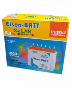 Elson 12V 220AH Tubular Inverter Battery – Synchro Elson Stores